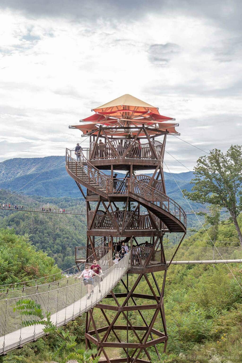 Gatlinburg SkyBridge: Längste Fußgänger-Hängebrücke der USA
